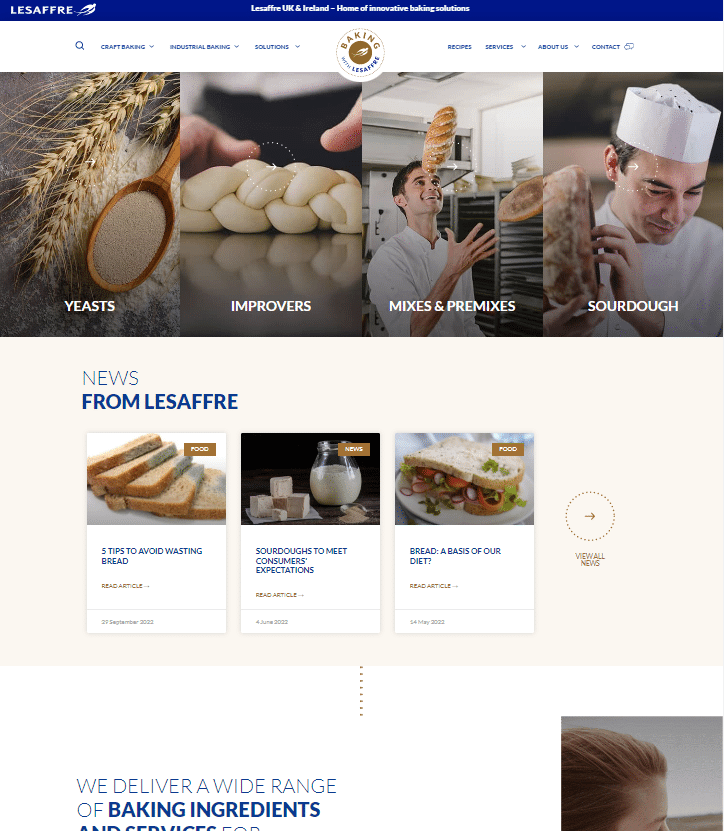 Home of innovative baking solutions - Lesaffre UK & Ireland